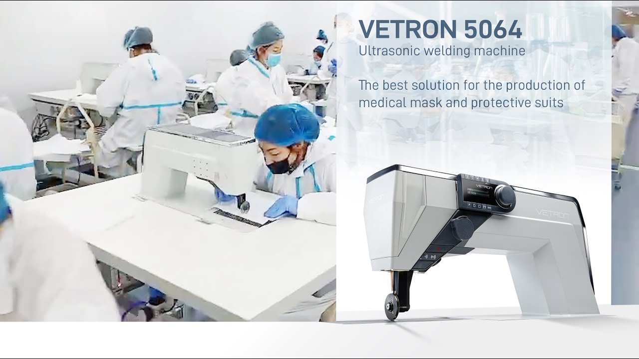 VETRON 5064 Production of medical mask and protective suits - YouTube