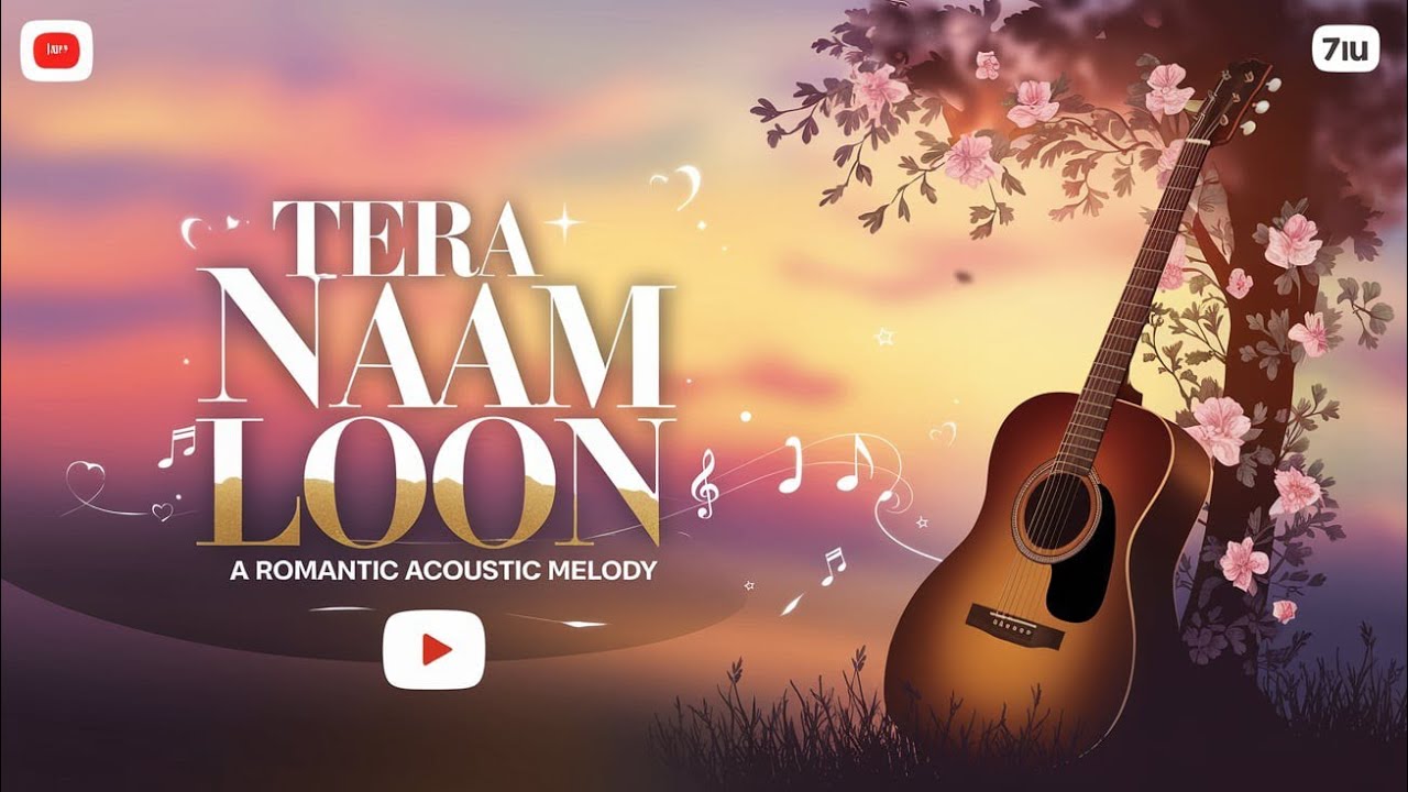 Tera Naam Loon - Romantic Acoustic Song |Feat Ridoy Bhuiyan | Soft ...