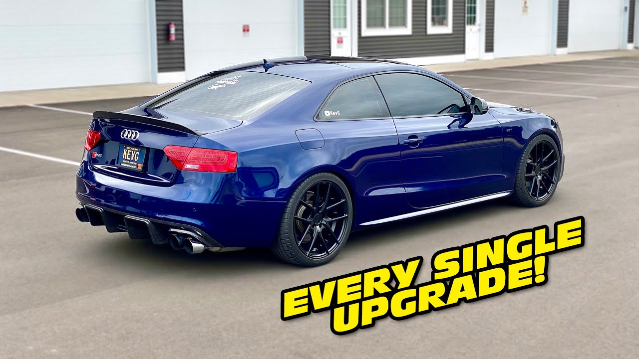 All My B8 5 Audi S5 Mods COMPLETE WALKAROUND YouTube