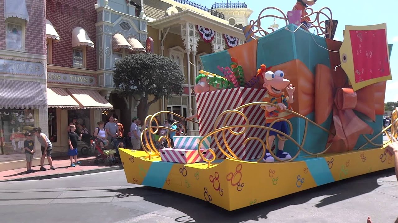 A big dancing parade at Magic Kingdom, Walt Disney World near Bay Lake ...