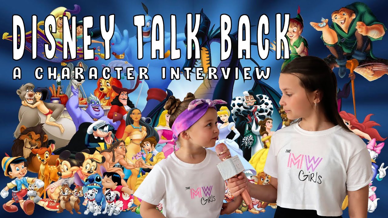 🏰Disney Character Interview - Disney Talk Back a Disney Character Chat ...