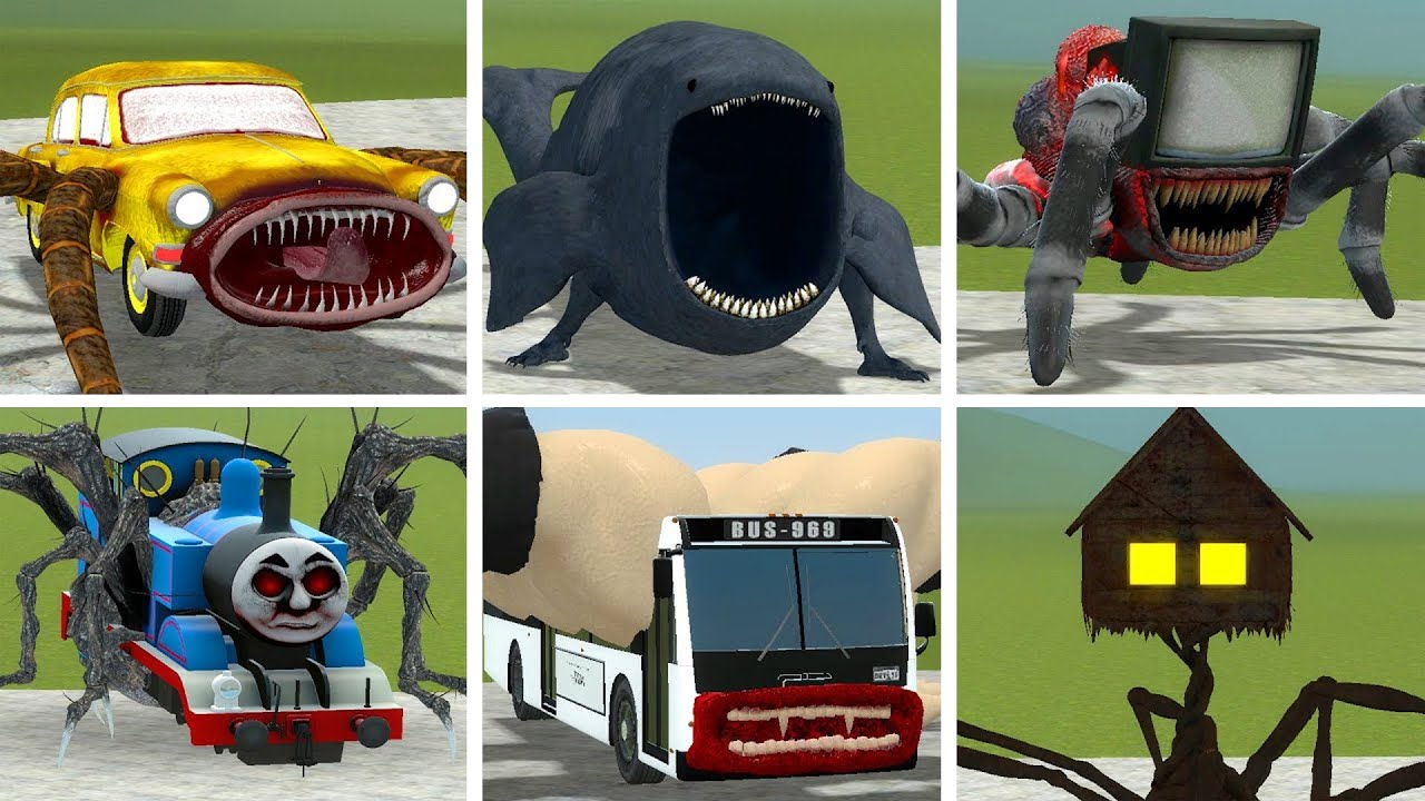 CAR EATER, THE BLOOP, TV EATER, BUS EATER, THOMAS EATER, HOUSE HEAD VS ... CAR EATER, THE BLOOP, TV EATER, BUS EATER, THOMAS EATER, HOUSE HEAD VS ...