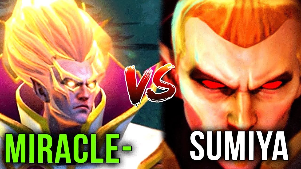 Best Player in The World vs Top 1 Invoker Spammer - Miracle vs Sumiya ...