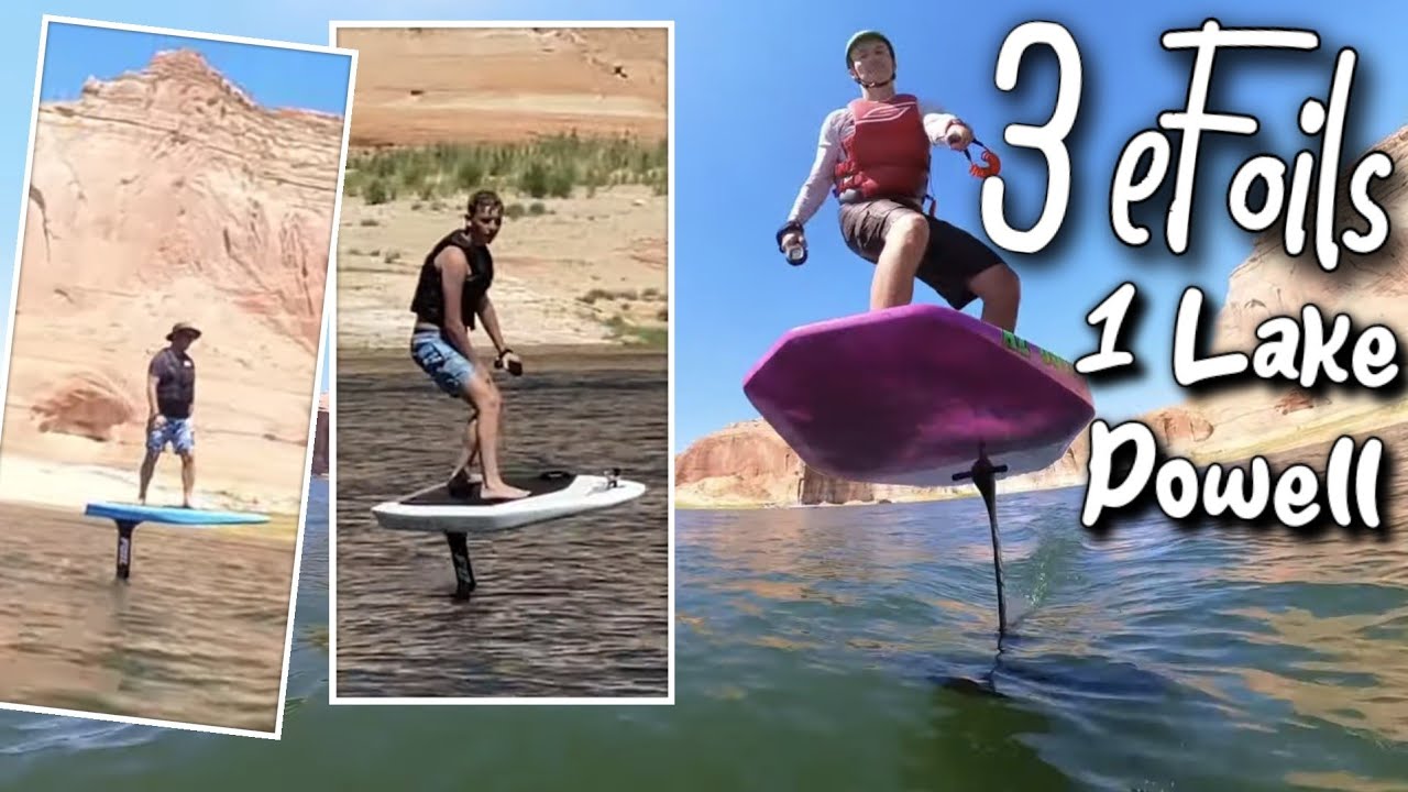 eFoiling on Lake Powell with ADVENTURE ELEVATED & My first Successful ...