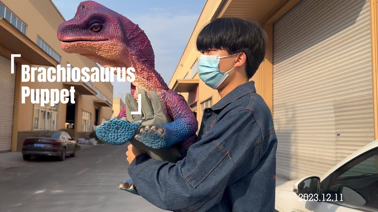 BB008-Brachiosaurus Puppet - YouTube