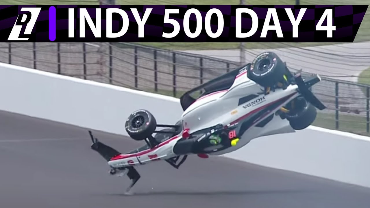 Dramatic Crash, Larson Fast - Indy 500 Practice Fast Friday Report ...