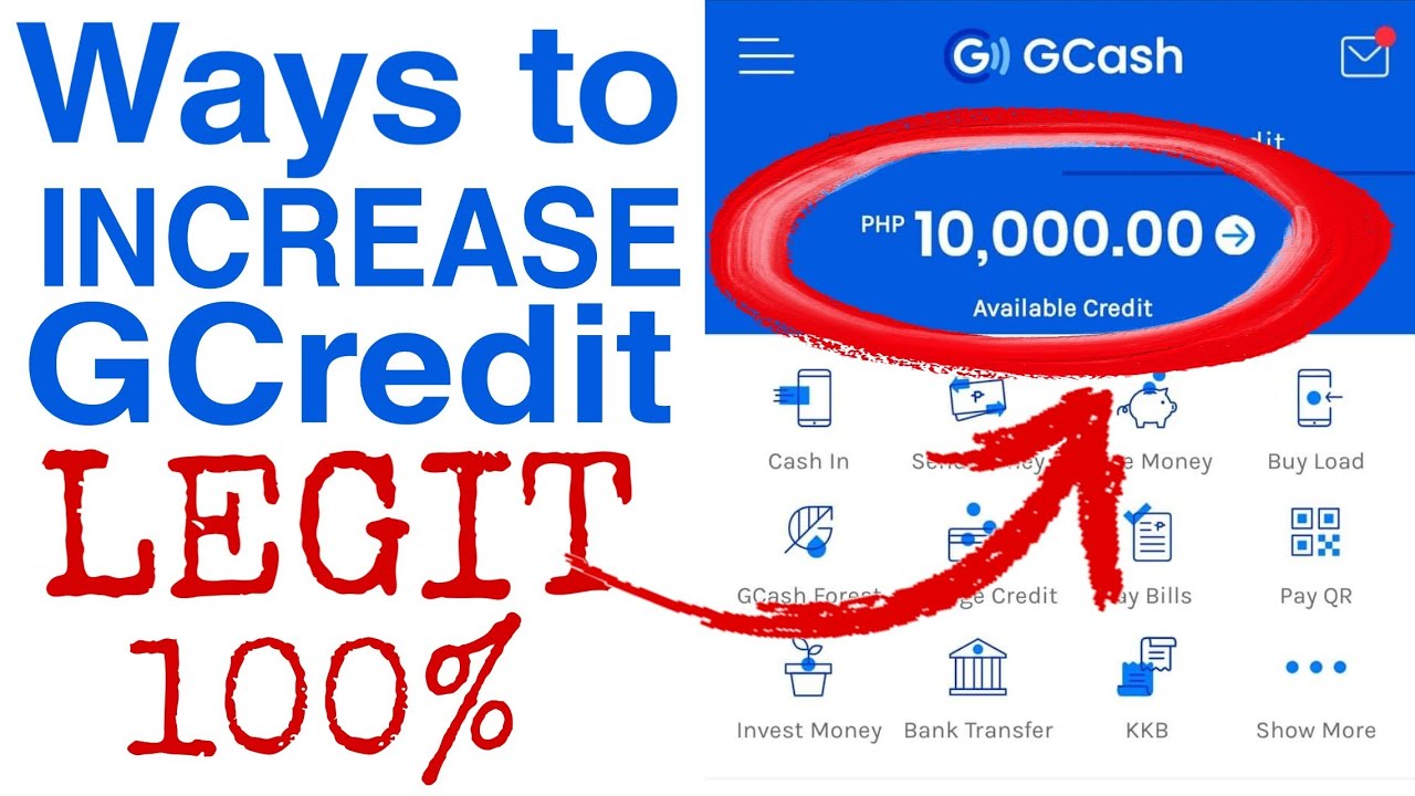 How to Increase GCREDIT up to Php10,000 | Easy Tips - YouTube