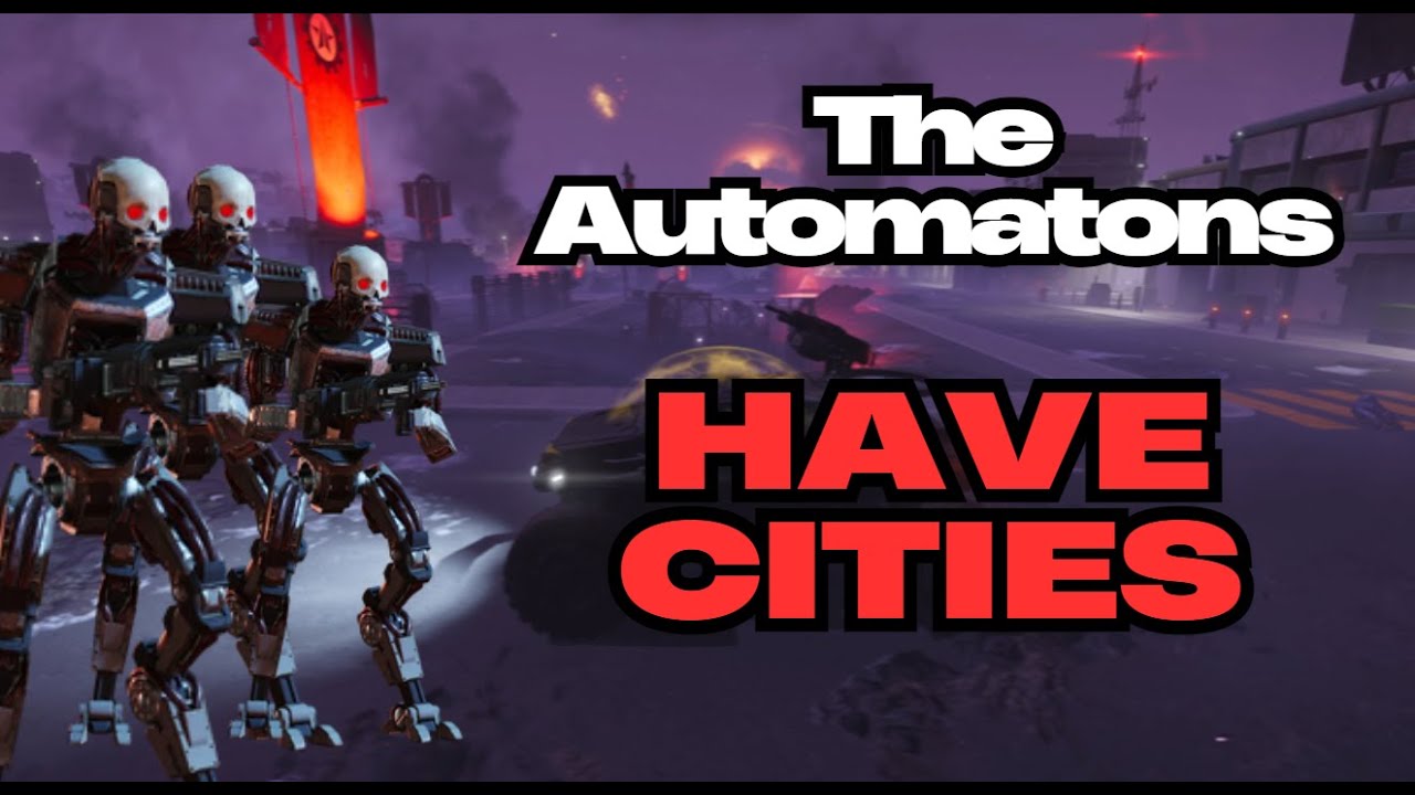 Arrowhead added AUTOMATON CITIES to Helldivers 2... - YouTube