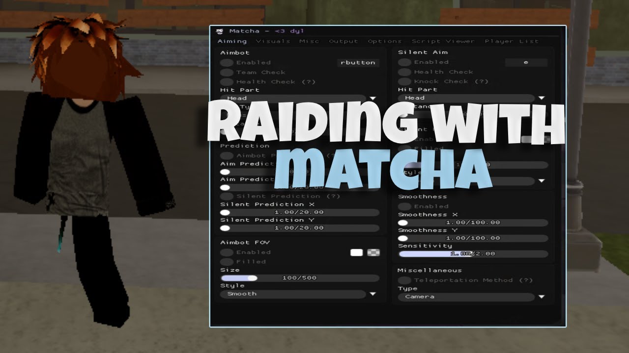 BEST HACK/EXTERNAL FOR DA HOOD #MATCHA (AIMBOT) (SILENT AIM) (ESP ...