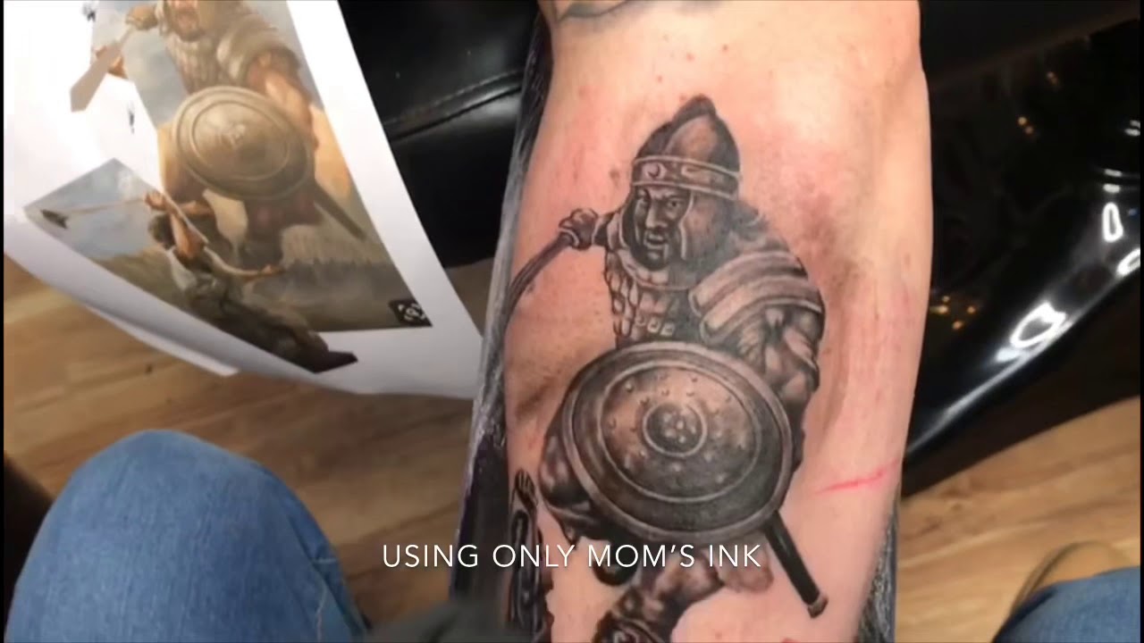 David vs goliath tattoo | Orangetattooshop.com