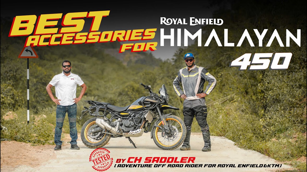 BEST ACCESSORIES FOR HIMALAYAN 450 - MOTO TORQUE - YouTube