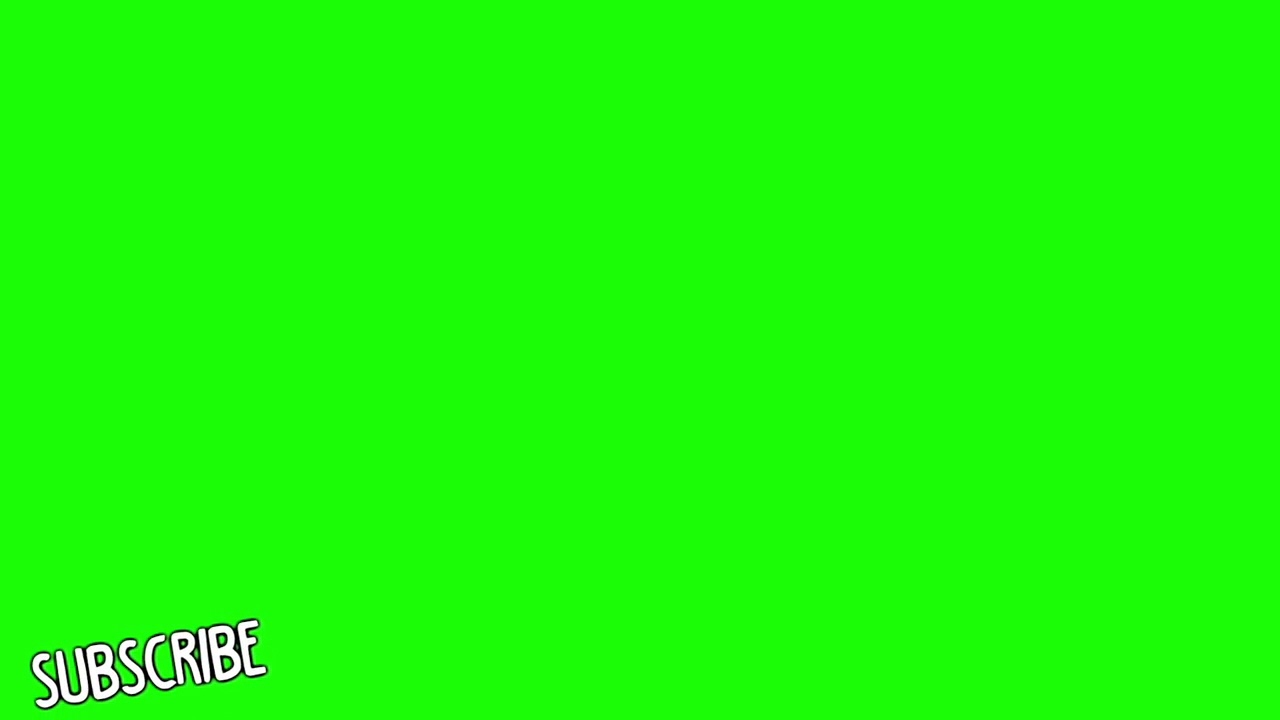 White Subscribe Button Green Screen - YouTube