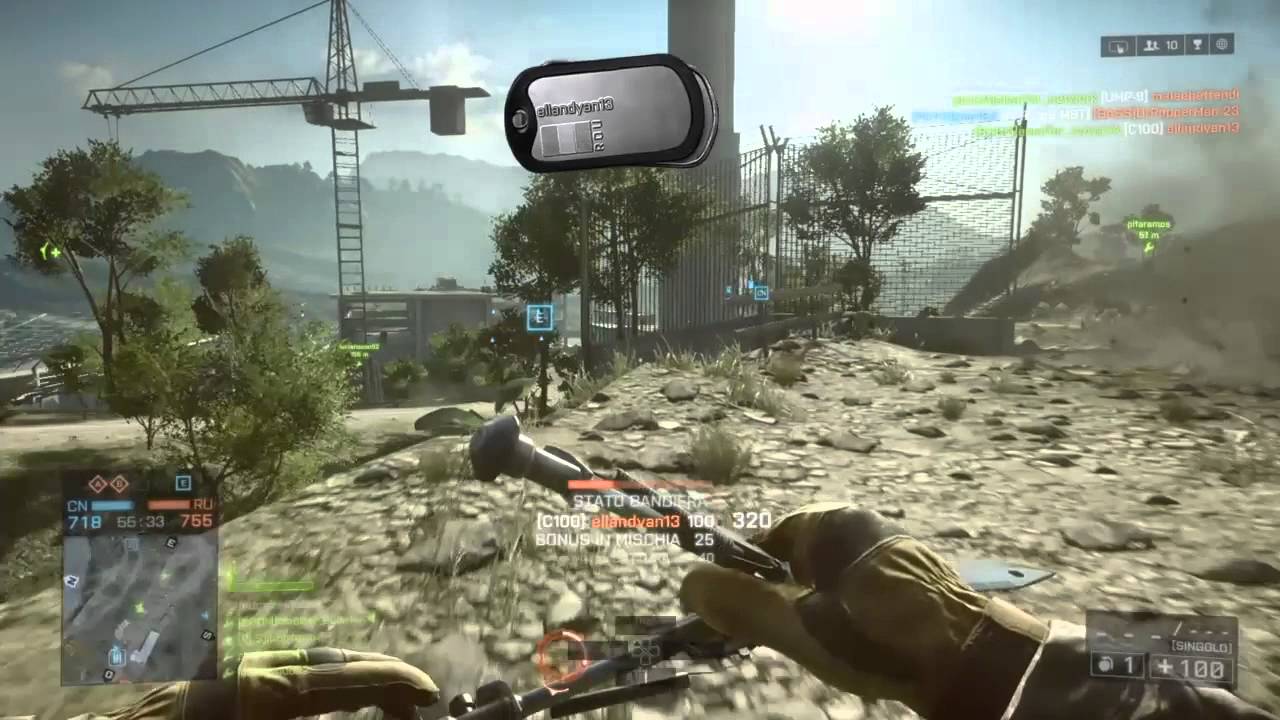 BF4 - C100 il coltello con bipode - YouTube