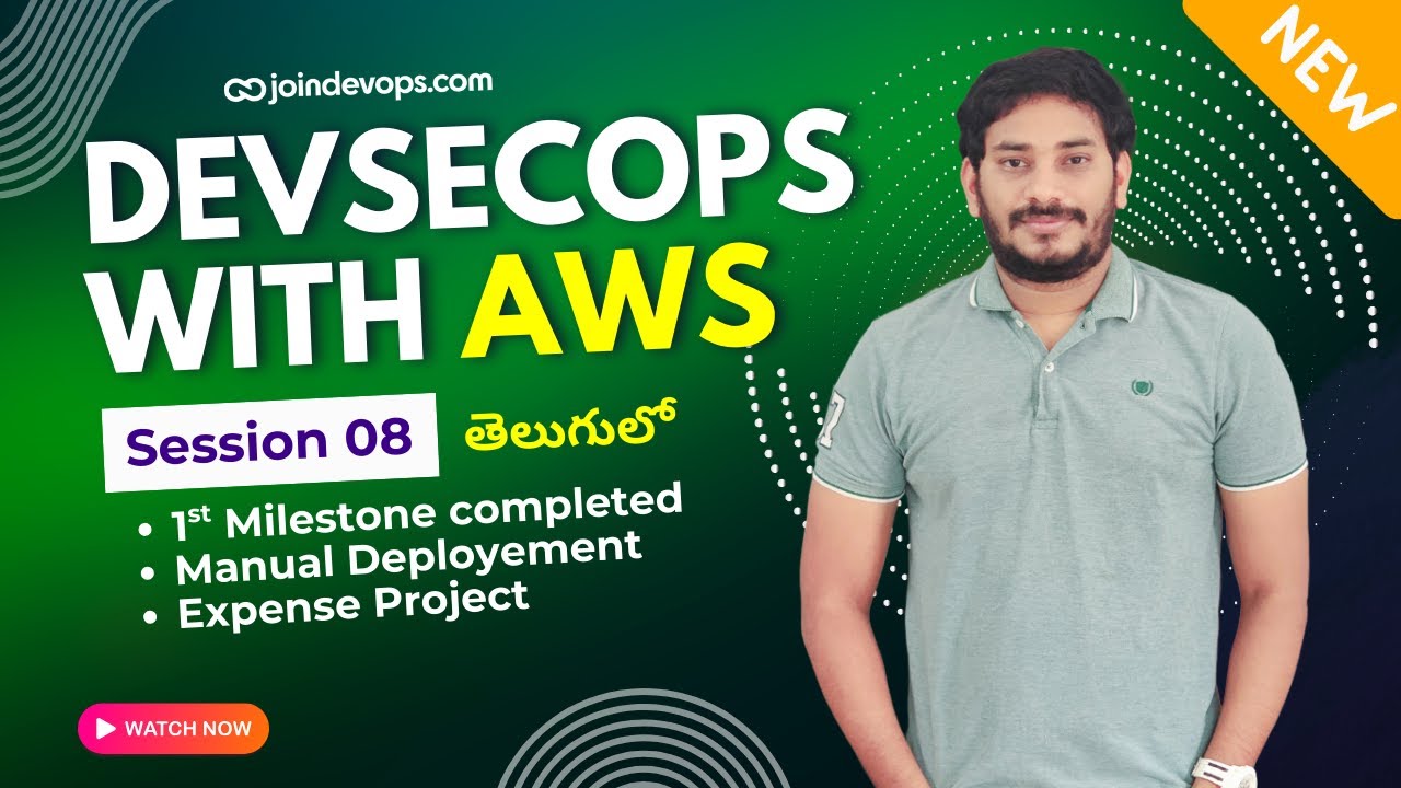 🔥 Session 08 - DevSecOps with AWS - Batch 86S | 2025 | Sivakumar Reddy M | JoinDevOps - YouTube