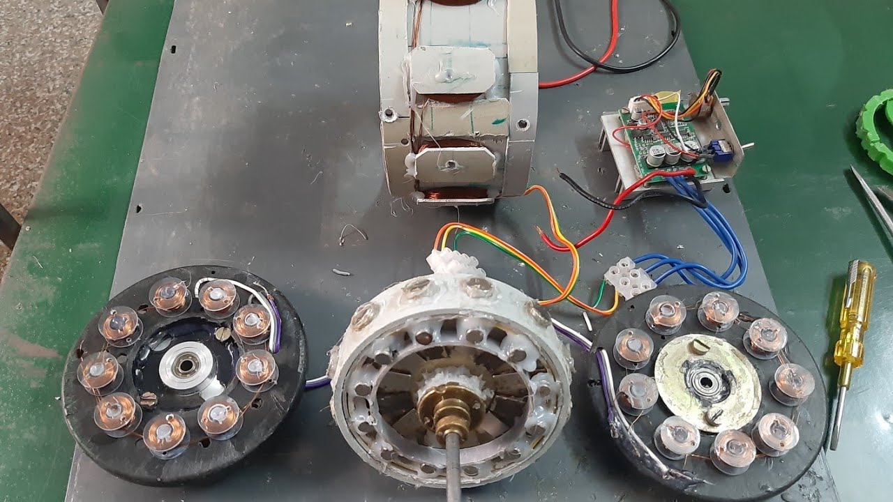 Axial +Radial bldc motor or Three dimensional bldc motor - YouTube