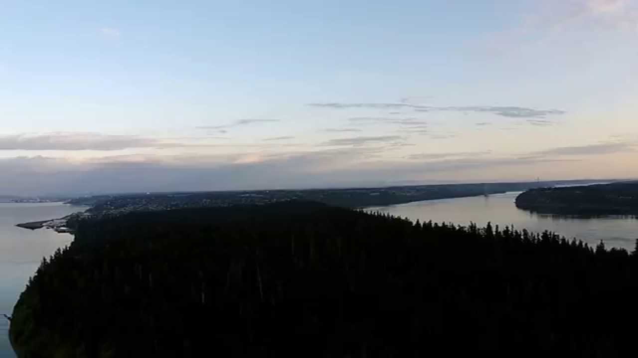 Aerial video of Point Defiance flyover - YouTube