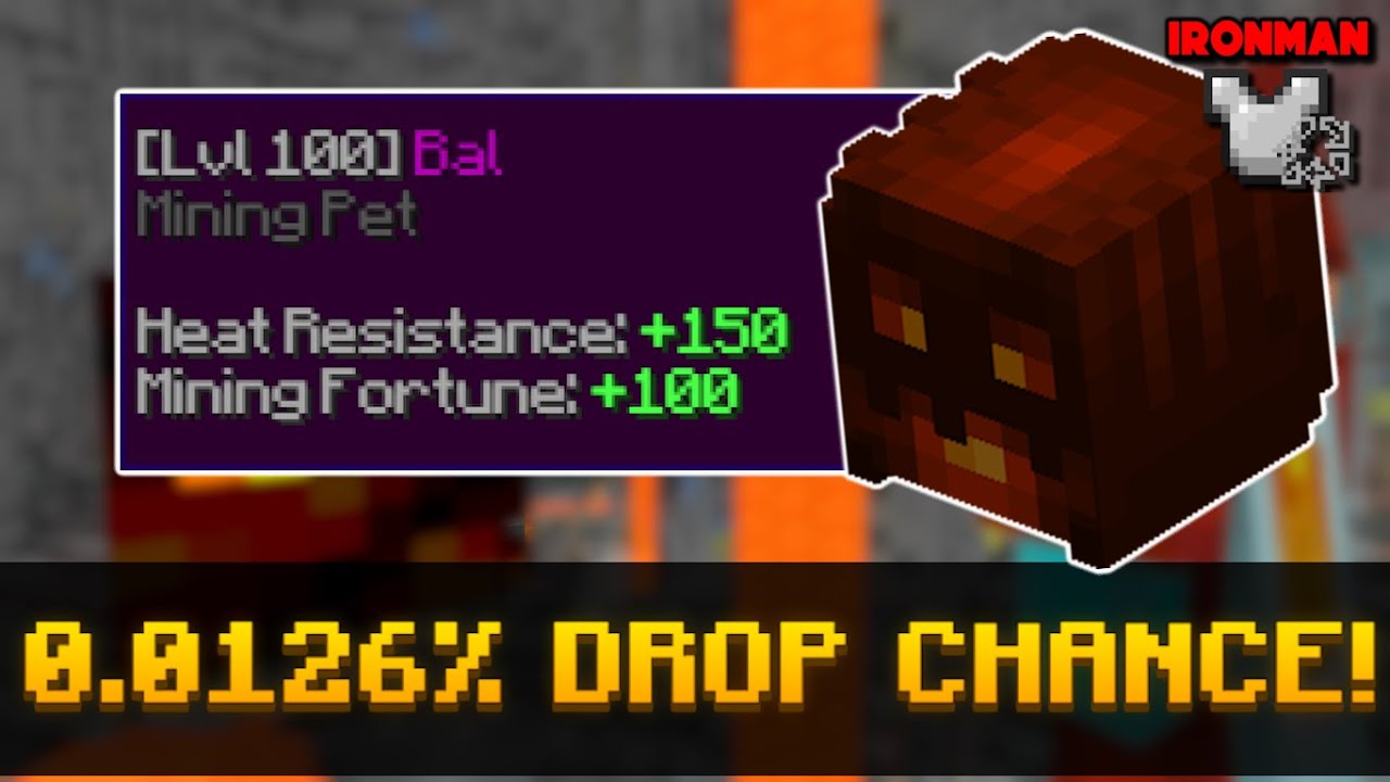 This Pet Will Make Mining SO EASY! | Hypixel Skyblock Ironman Ep5 - YouTube