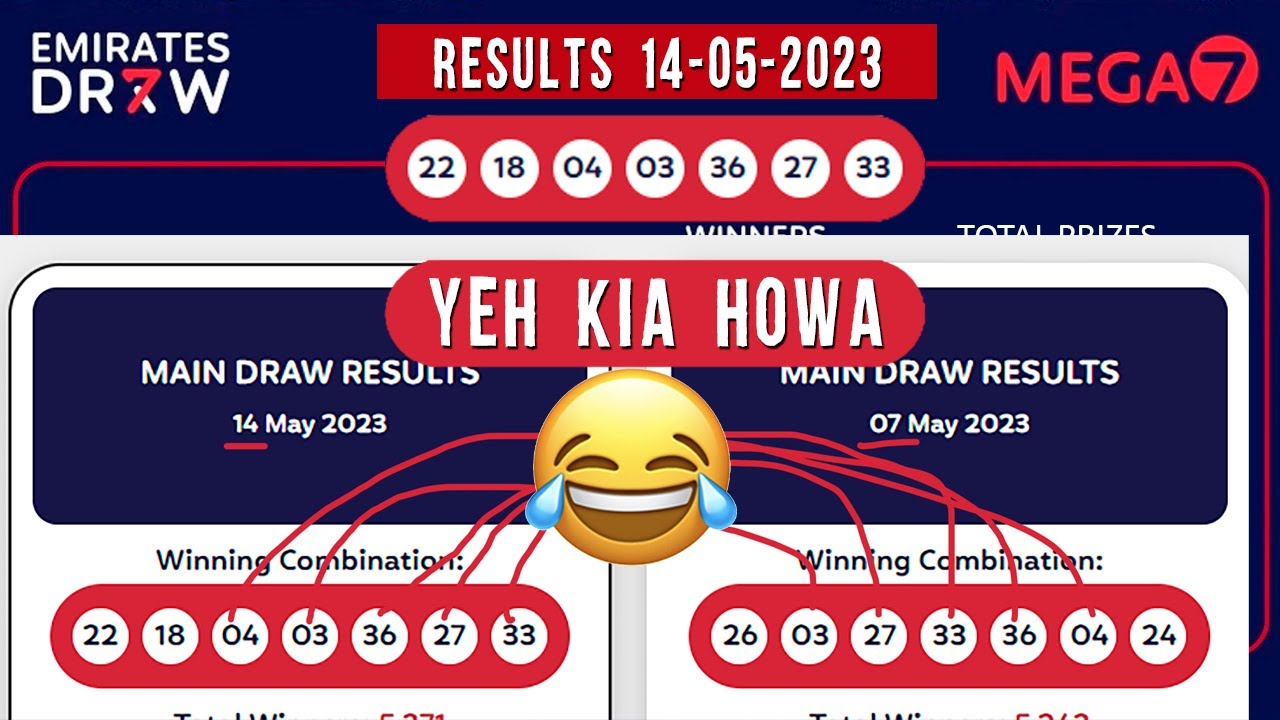 Emirates Draw MEGA7 Result 14 MAY 2023 #emiratesdraw #EmiratesDrawEasy6 ...