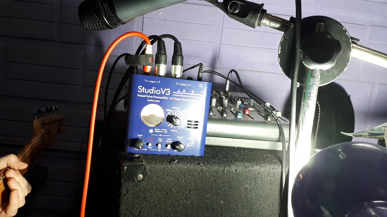 Test tube preamp studio V3 ART guitarra y voz directo al móvil desde ...