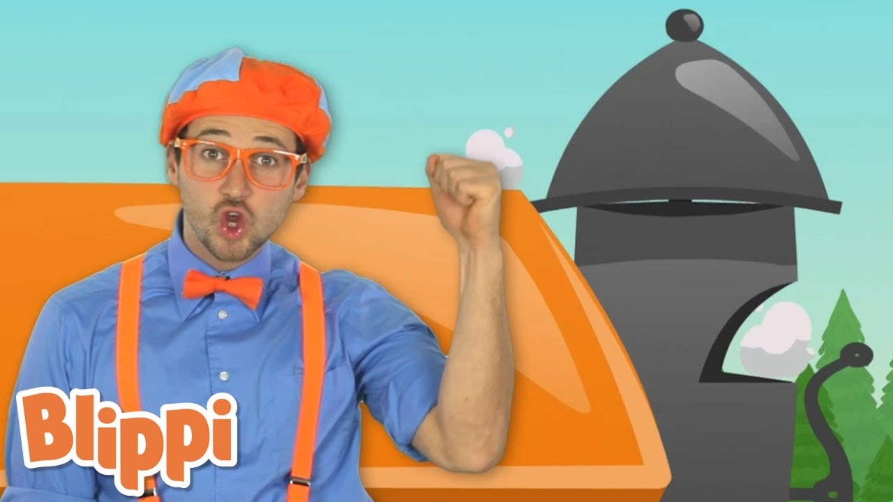 Steam Train Song - Can You Hear That Sound? by Blippi! | Kids Learning ...