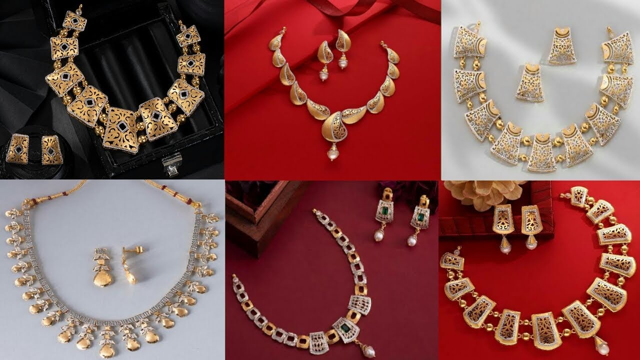 Gold casting necklace designs weight with price//fancy gold casting ...