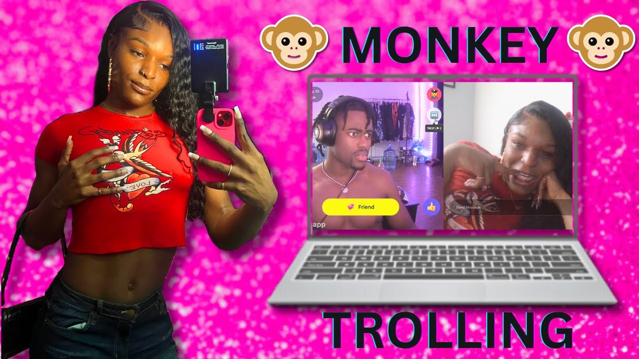 TROLLING ON THE MONKEY APP - YouTube