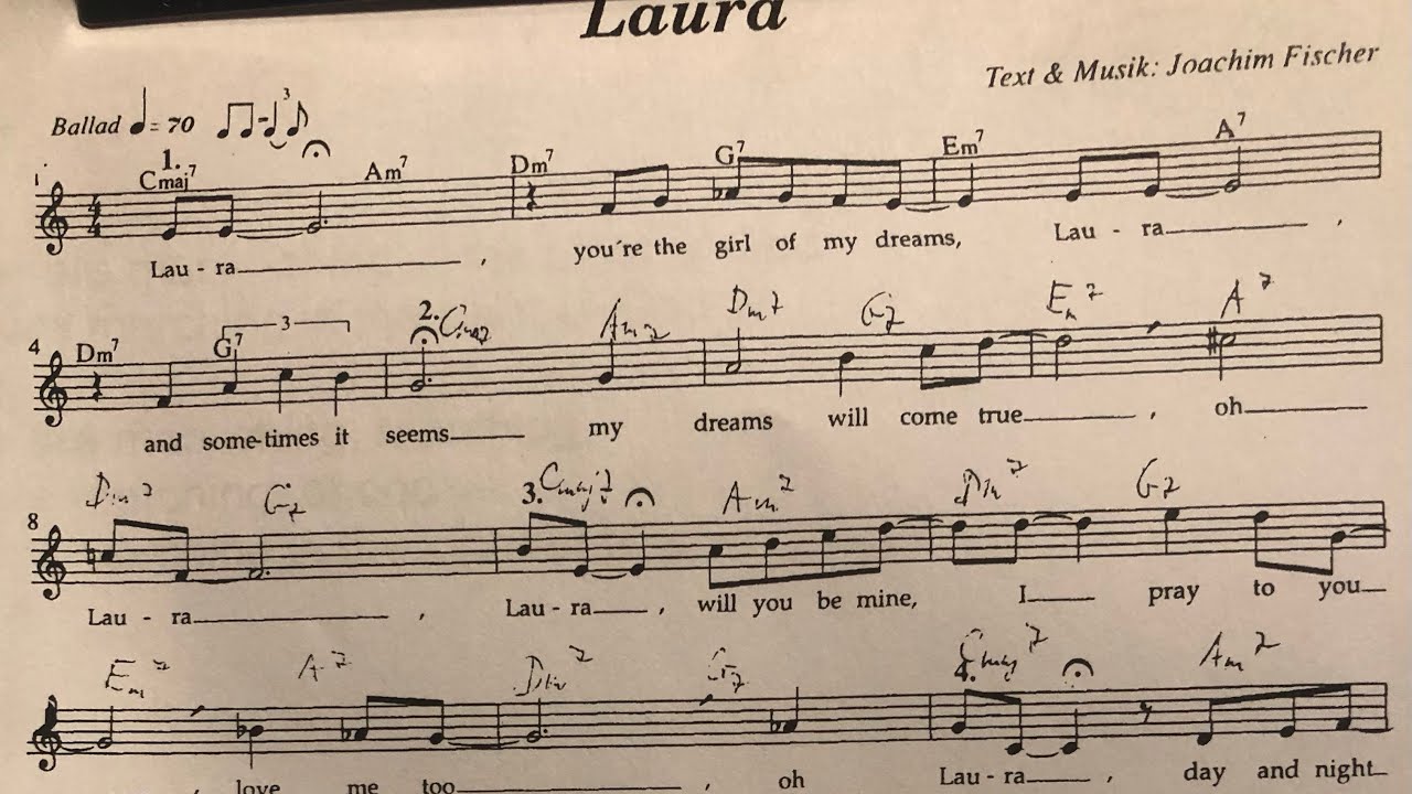 Laura (Jazz-Kanon von Joachim Fischer) - YouTube