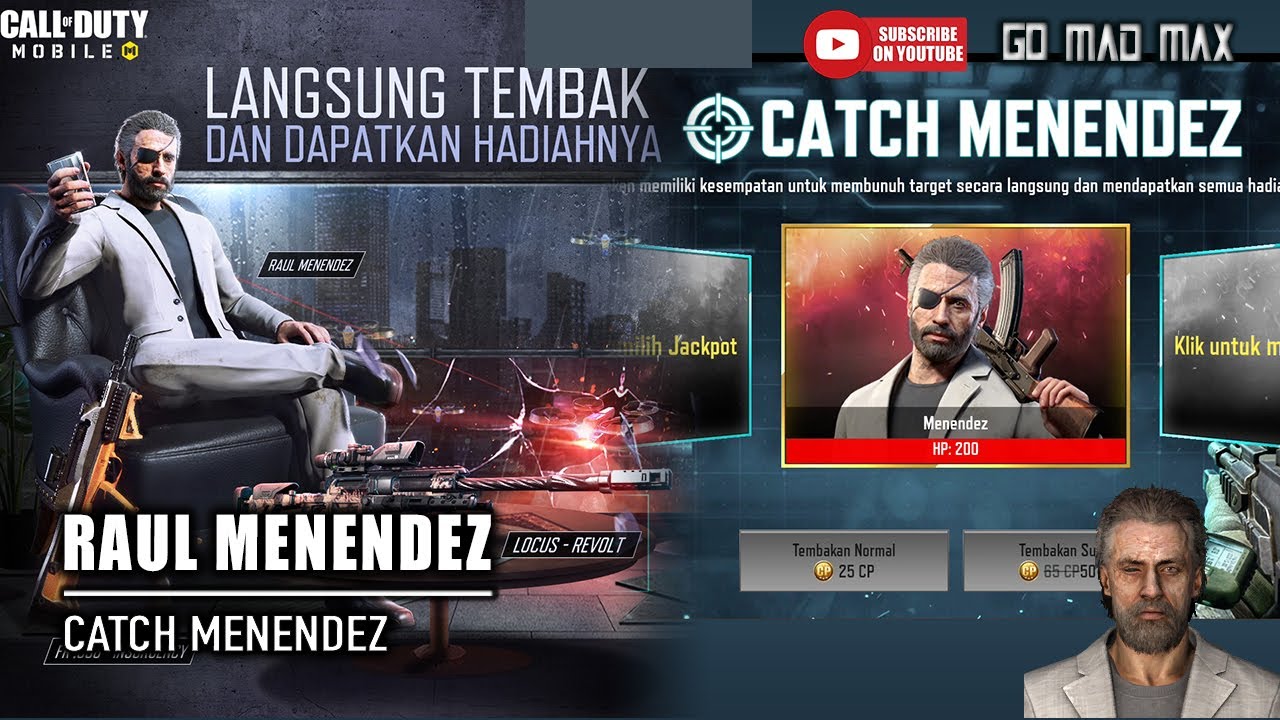 *NEW* EVENT CATCH MENENDEZ TO GET NEW CHARACTER MENENDEZ IN CALL OF ...