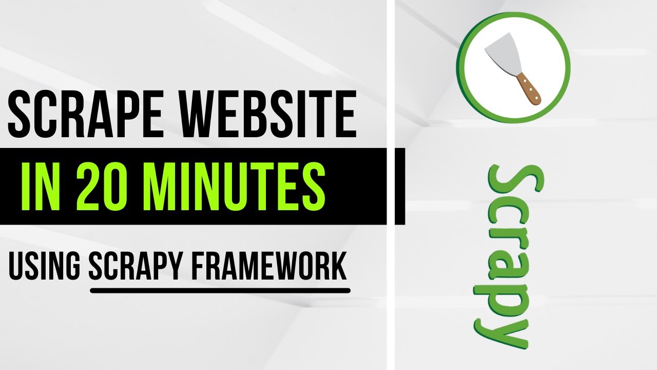 Learn Scrapy In Just 20 Minutes Youtube