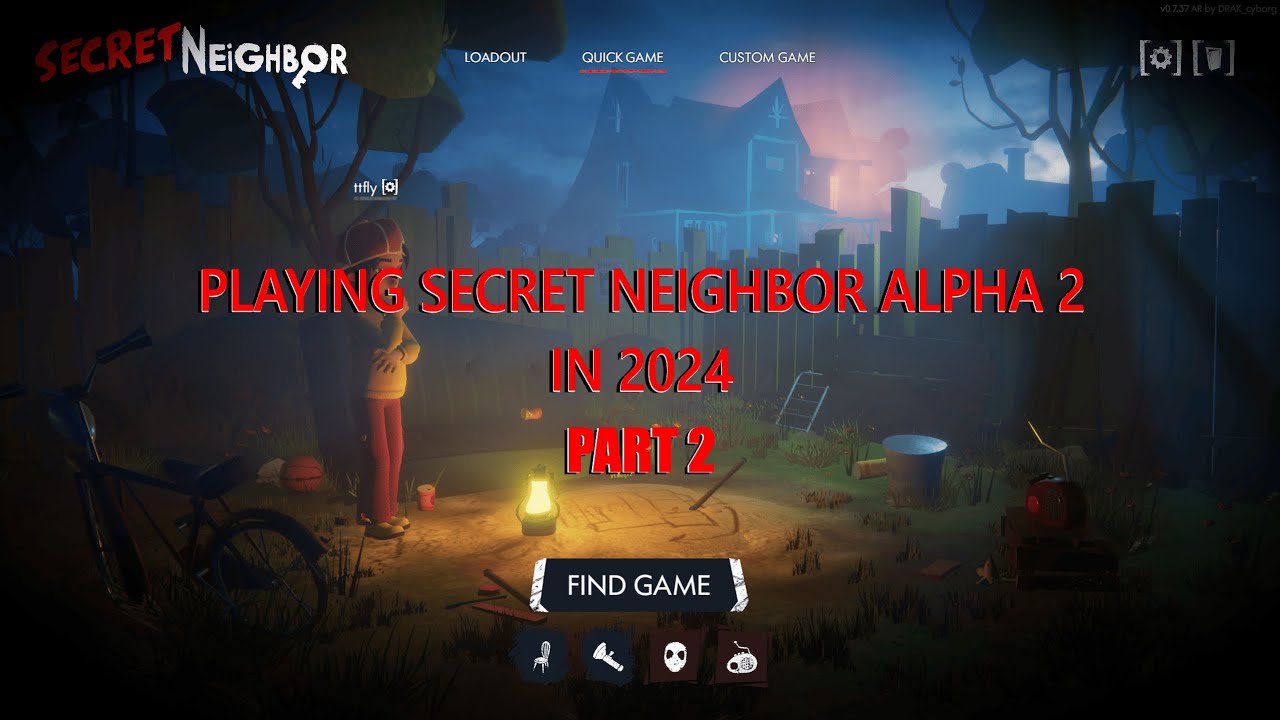 Playing Secret Neighbor Pre alpha 2 part 2 in 2024! - YouTube