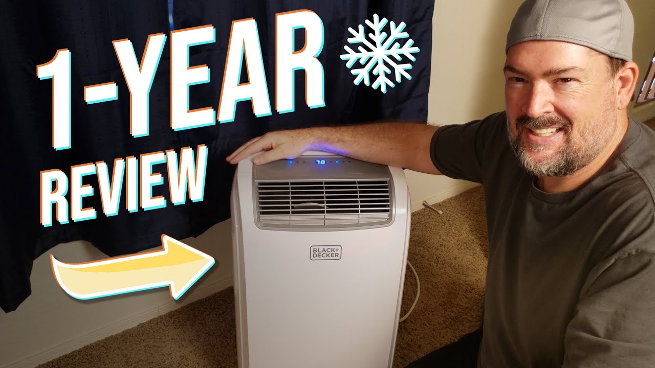 BLACK+DECKER BPACT08WT Portable Air Conditioner, 8,000 BTU, White One ...