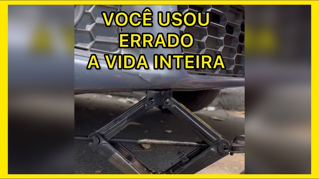 Segurança garantida - Aprenda a usar o macaco do carro corretamente ...