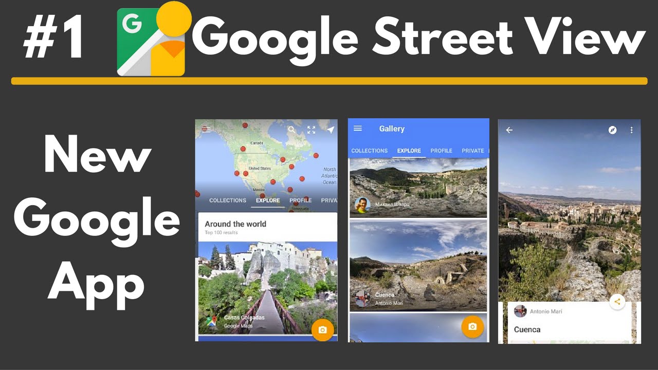 Street View • New Google App Separate from Google Maps - YouTube