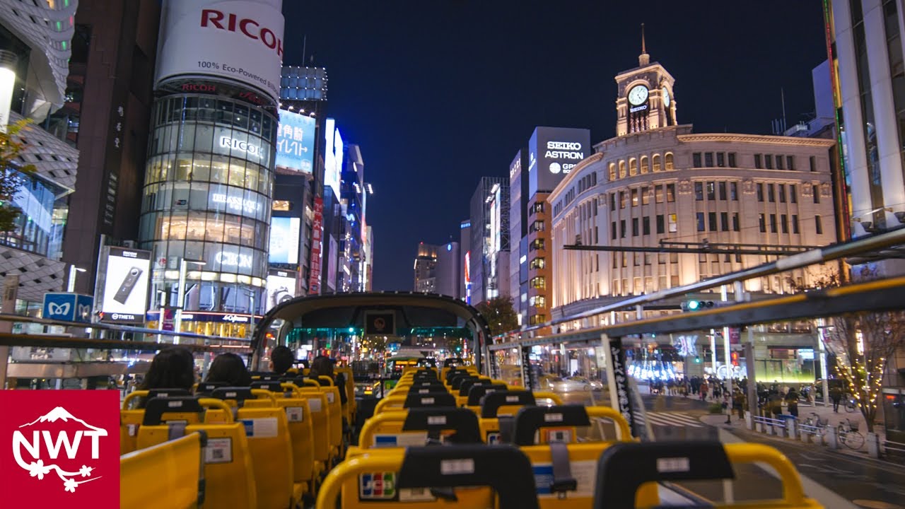 4K60P HDR - Tokyo Evening Bus Tour - YouTube