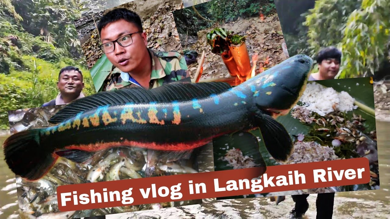 FISHING AT LANGKAIH RIVER - YouTube