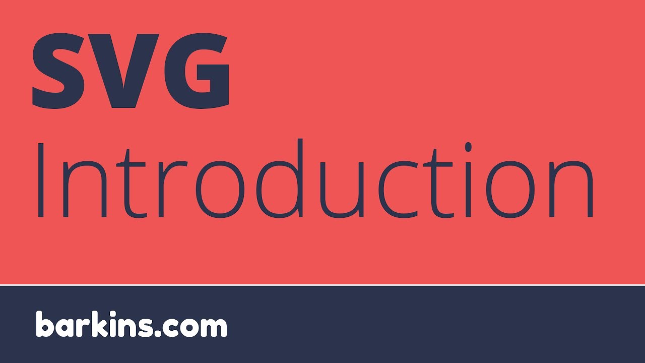 SVG Introduction - YouTube
