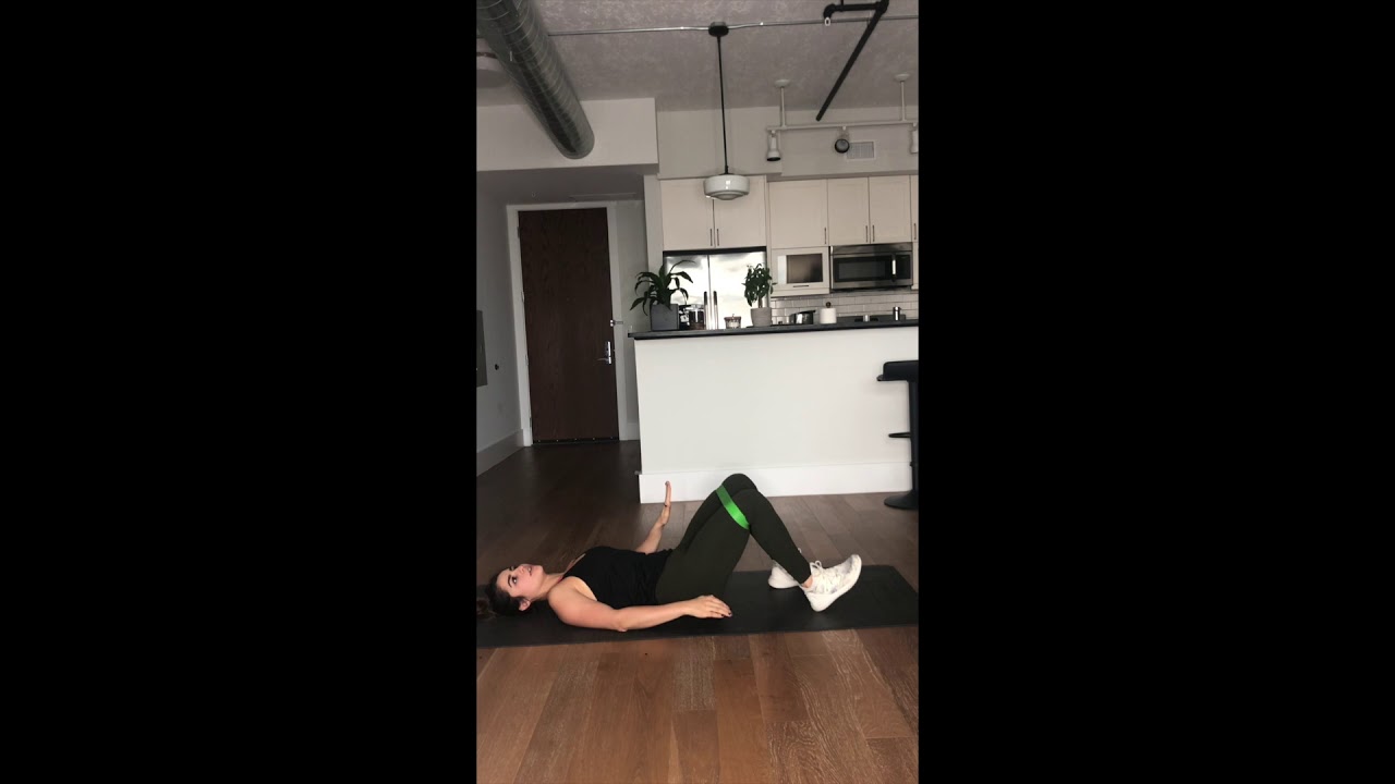 Split Stance (B Stance) Glute Bridge - YouTube