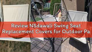Review NSdawali Swing Seat Replacement Covers for Outdoor Patio Swing 3 Seater 600D Upgraded Thicken