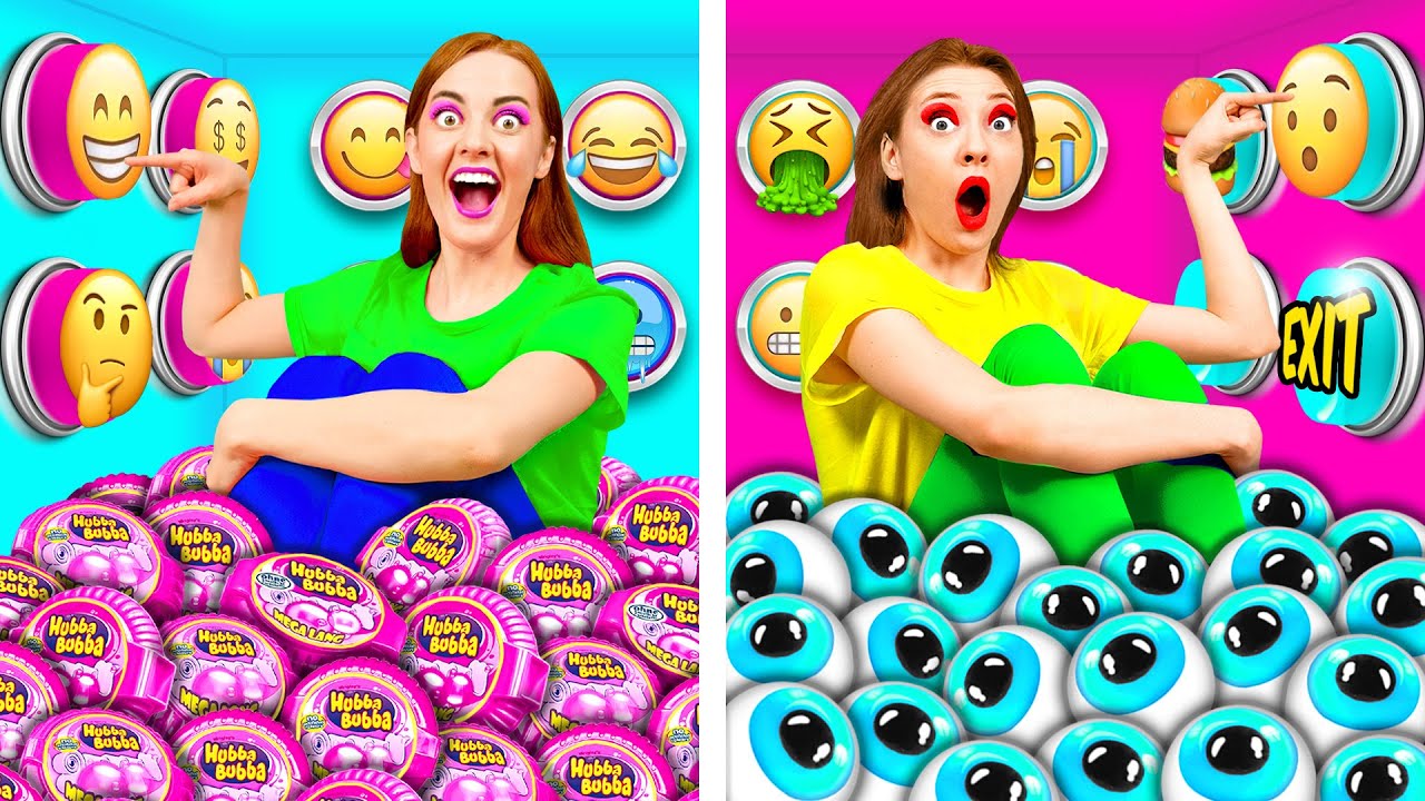 1000 Mystery Buttons Challenge Only 1 Lets You Escape | Crazy Challenge by Fun - YouTube