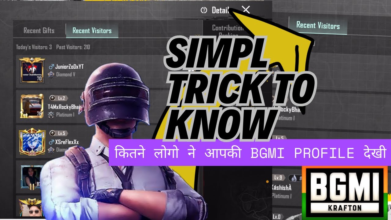 Simple way to Know - कितने लोगो ने आपकी BGMI PROFILE देखी 🧐#bgmi # ...