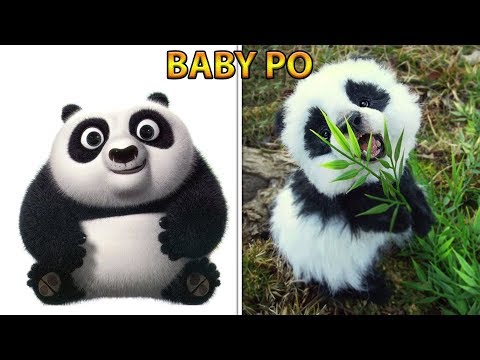 Kung Fu Panda In Real Life 2018 - All Characters