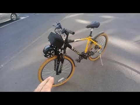Фрикционный привод на велосипед Велокомета - YouTube