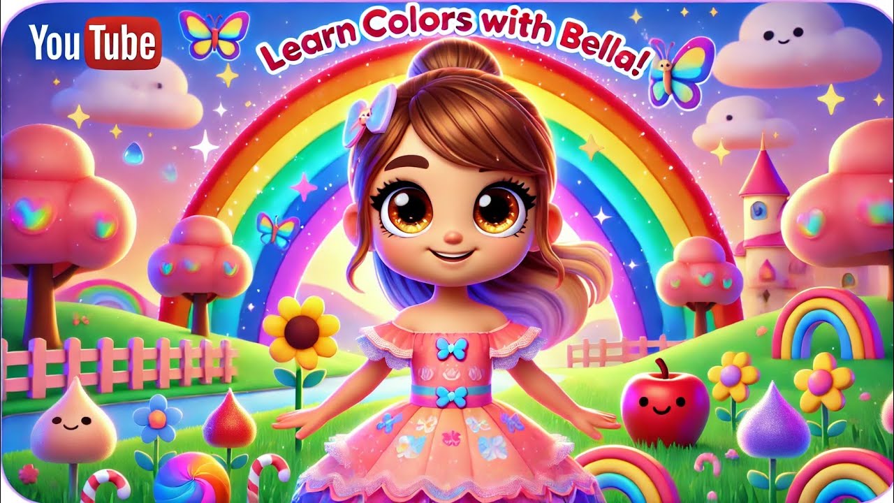 Bella's Magical Color Adventure | Fun & Educational 3D Animated Kids ...