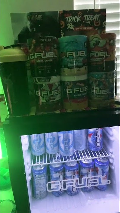 GFUEL Hype Sauce fridge review! - YouTube