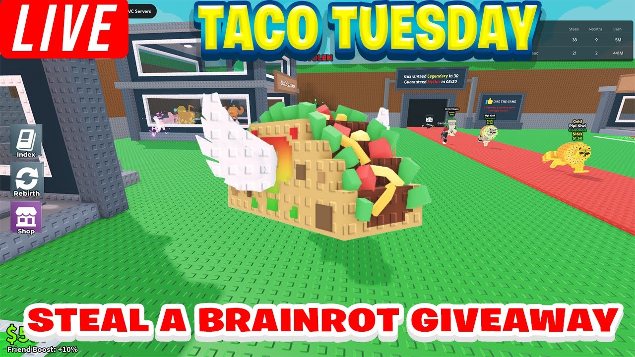 TACO TUESDAY EVENT SAB + EVERY SUBSCRIBER GETS A BRAINROT - YouTube