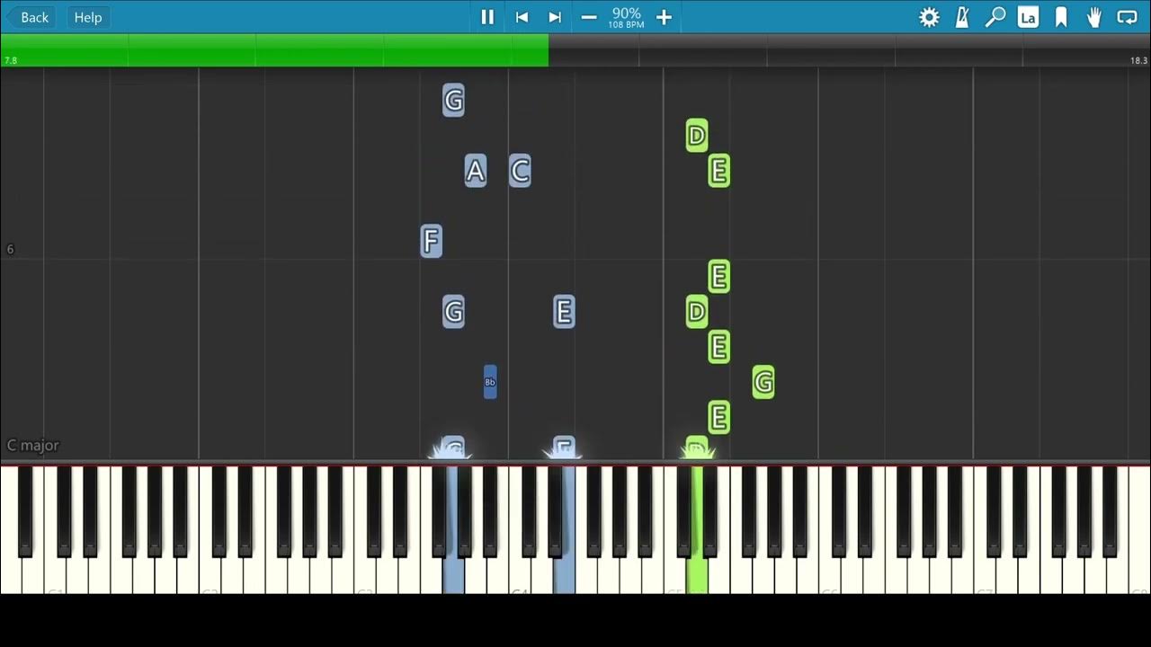 Donut Dance by Half-Asleep Chris (Piano Tutorial) - YouTube
