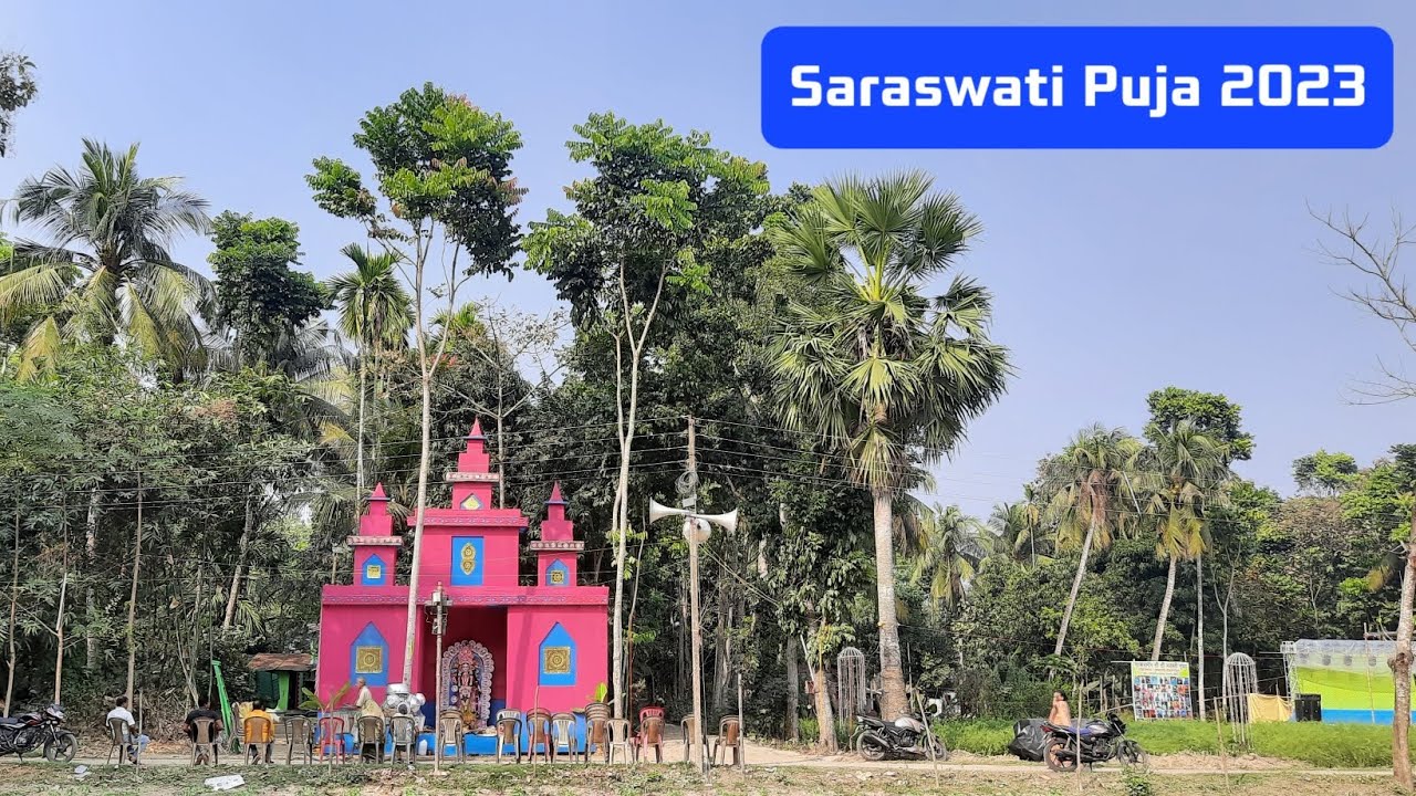 Saraswati pujo 2023 | Korabari (Tarbagan)|Gangnapur| Nadia | সরস্বতী ...