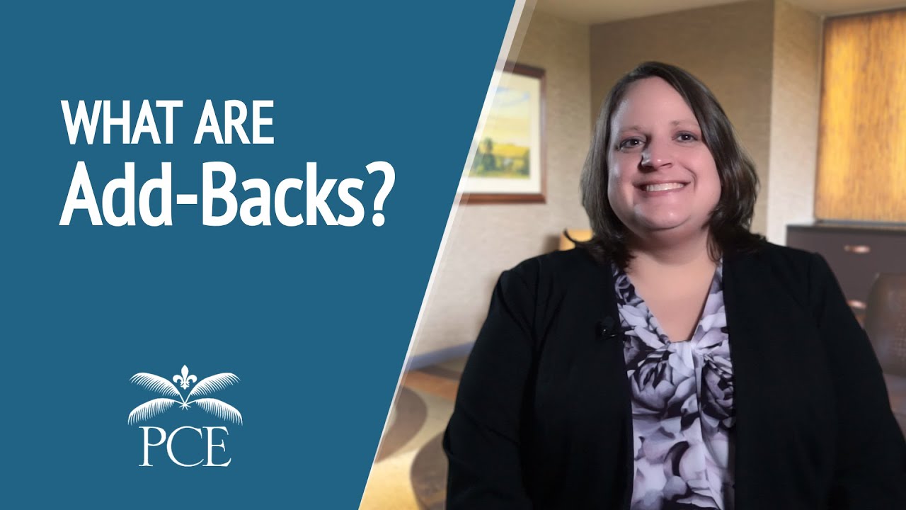 What Are Add-Backs? - YouTube