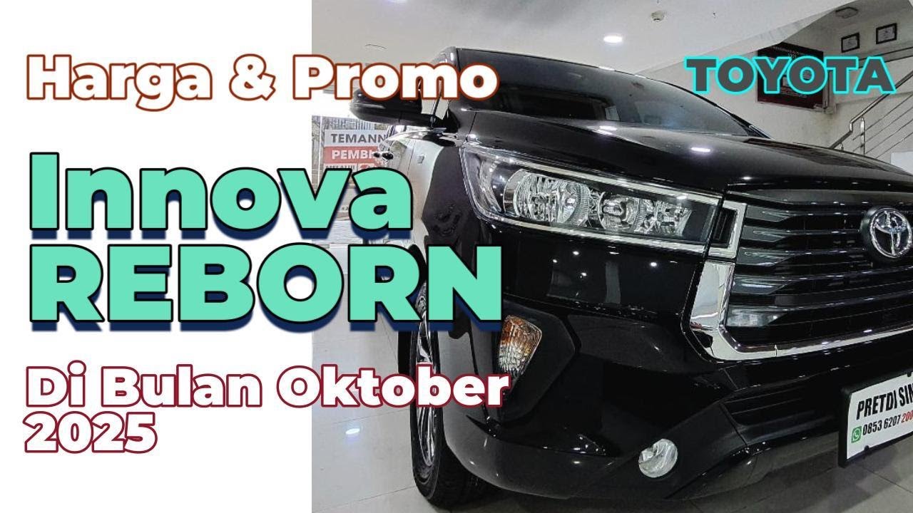 New Innova REBORN G Hitam 2025 |Harga & Promo Innova Reborn Oktober ...