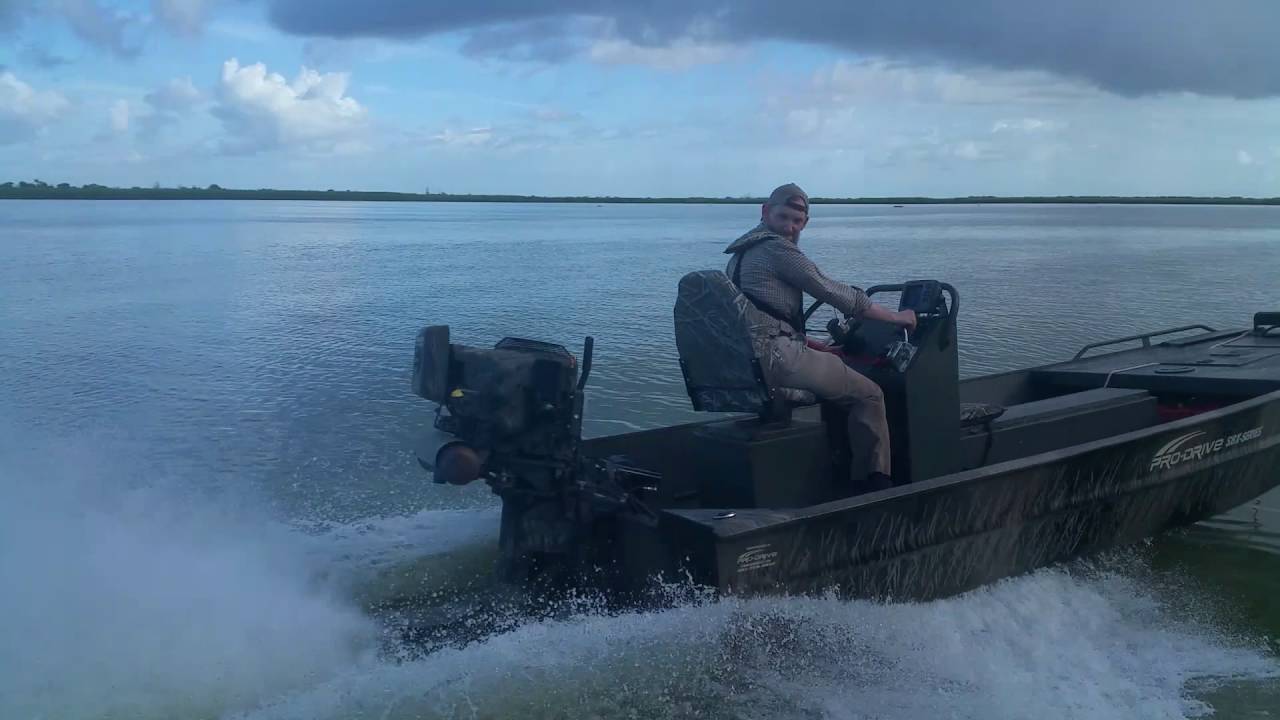 2011 Pro-drive SBX Center console 17x54 - YouTube